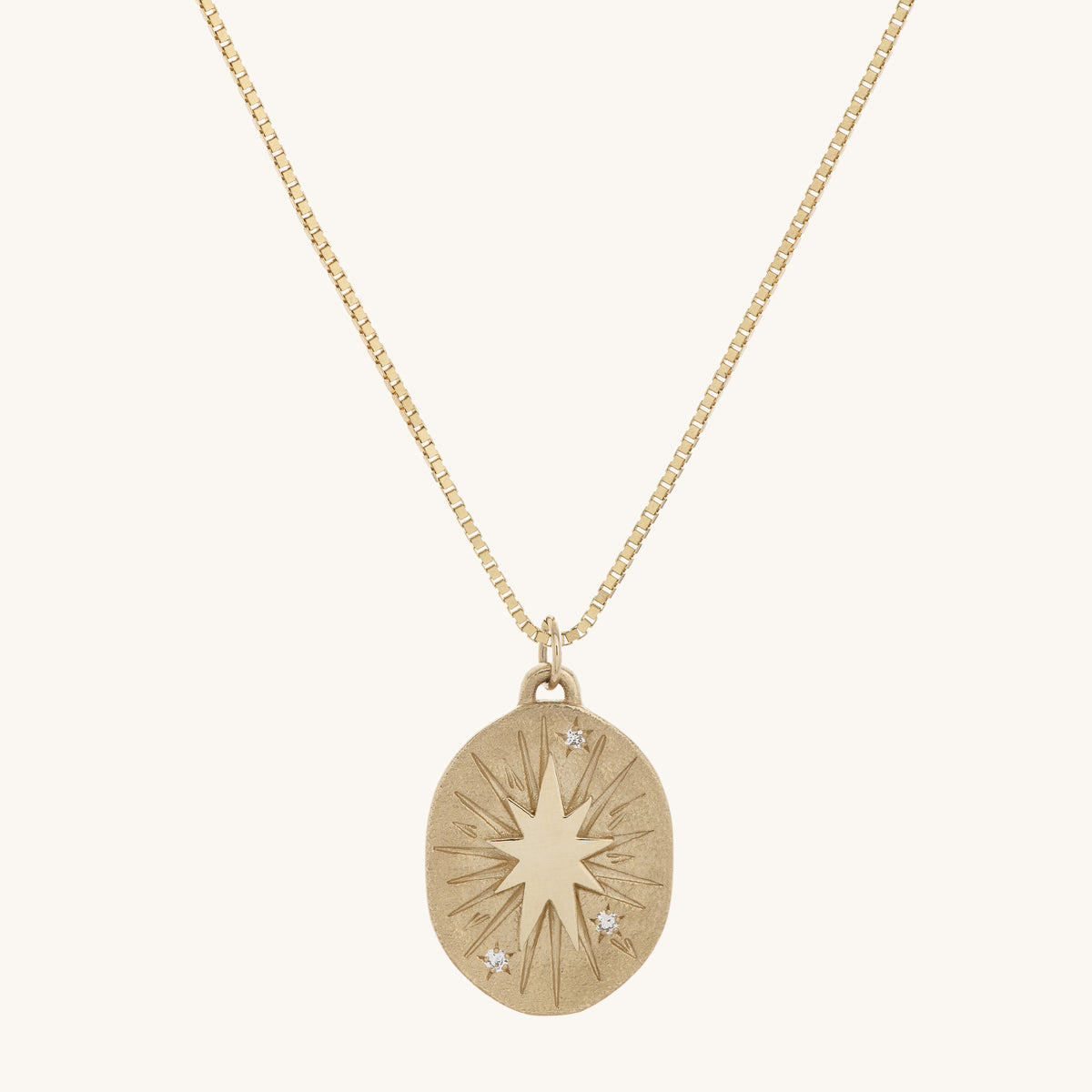 Constellation Long Nine Pointed Star Necklace